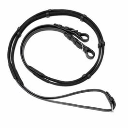 Correct Connect Sure Grip Rubber Reins with Rein Stops| Adams Horse ...